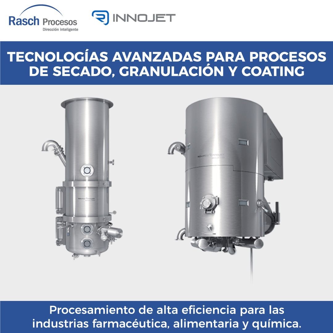 Innojet Ventilus + Procesador de Lecho Fluidizado. - GRUPO RASCH